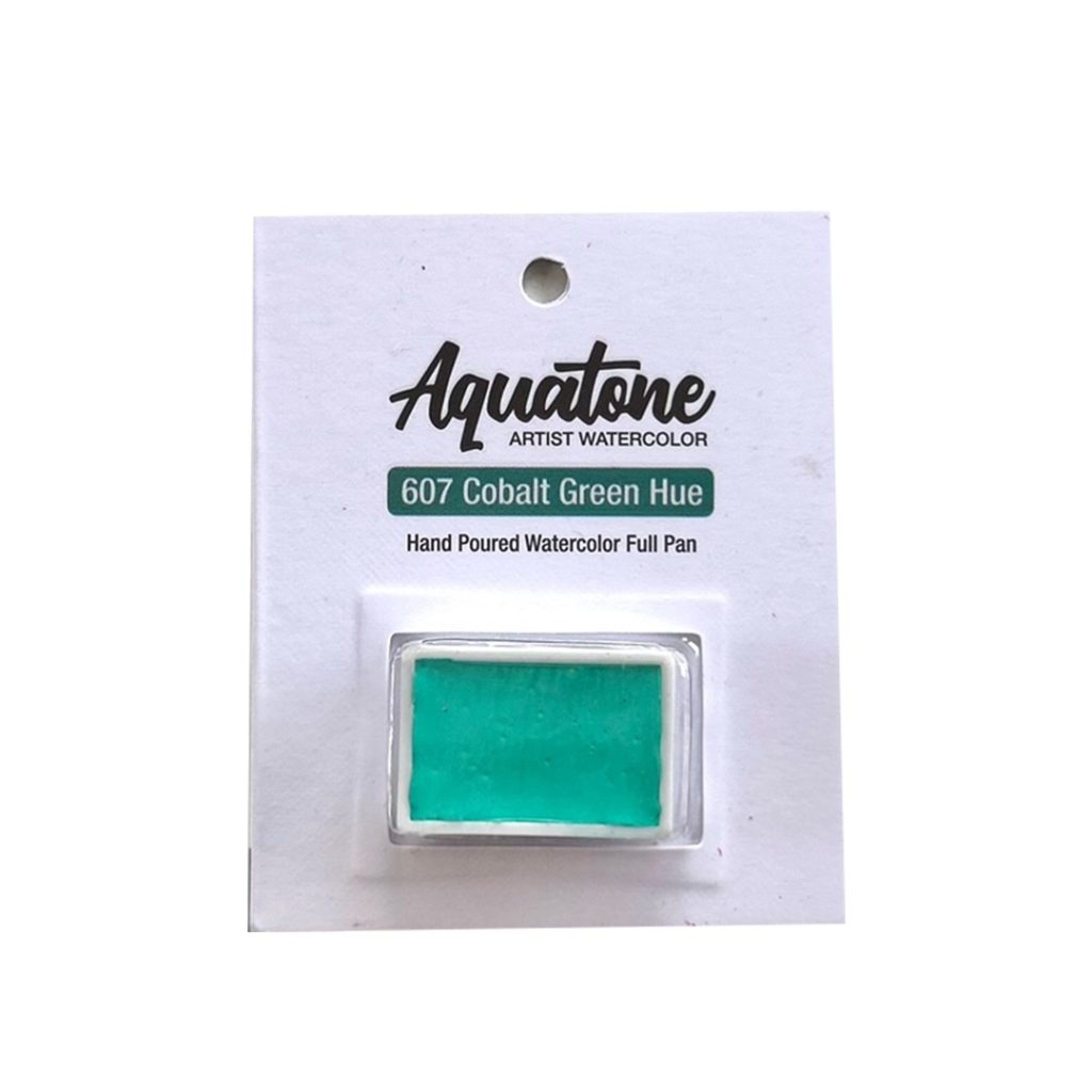 Artist Grade Watercolour Pan W607 Cobalt Green Hue