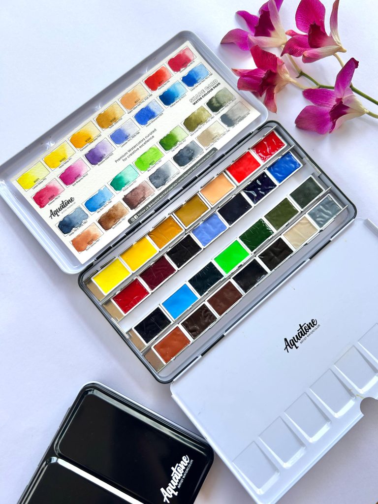 Aquatone Artist Watercolour Pan Set - 28 Full Pans - Aquatone